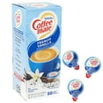 French Vanilla Liquid Coffee Creamer Singles, 50 Creamer Singles Serve ...