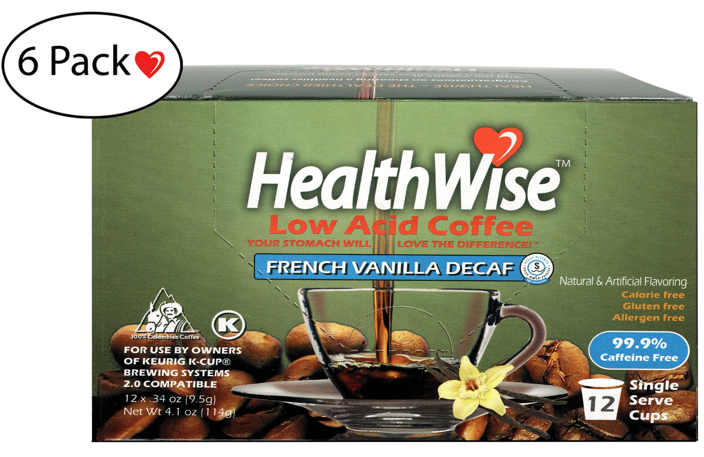 French Vanilla Low Acid Keurig K-Cups - DECAF Number Of Cartons: 6 ...