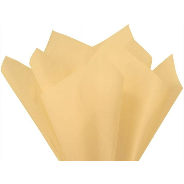 French Vanilla Tissue Paper Squares, Bulk 100 Sheets, Premium Gift Wrap ...