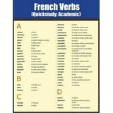 French Verbs: Quick Study Academic, (Paperback) - Walmart.com