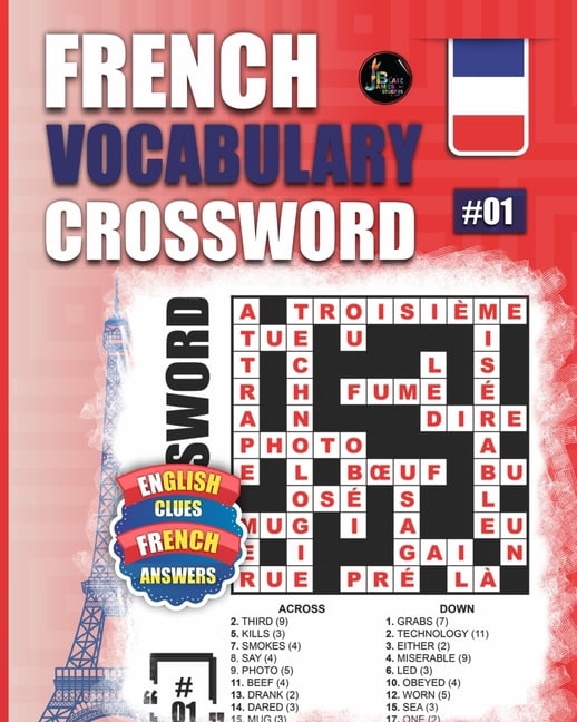 French Vocabulary Crossword French Vocabulary Crossword: Vol.1: 50 ...