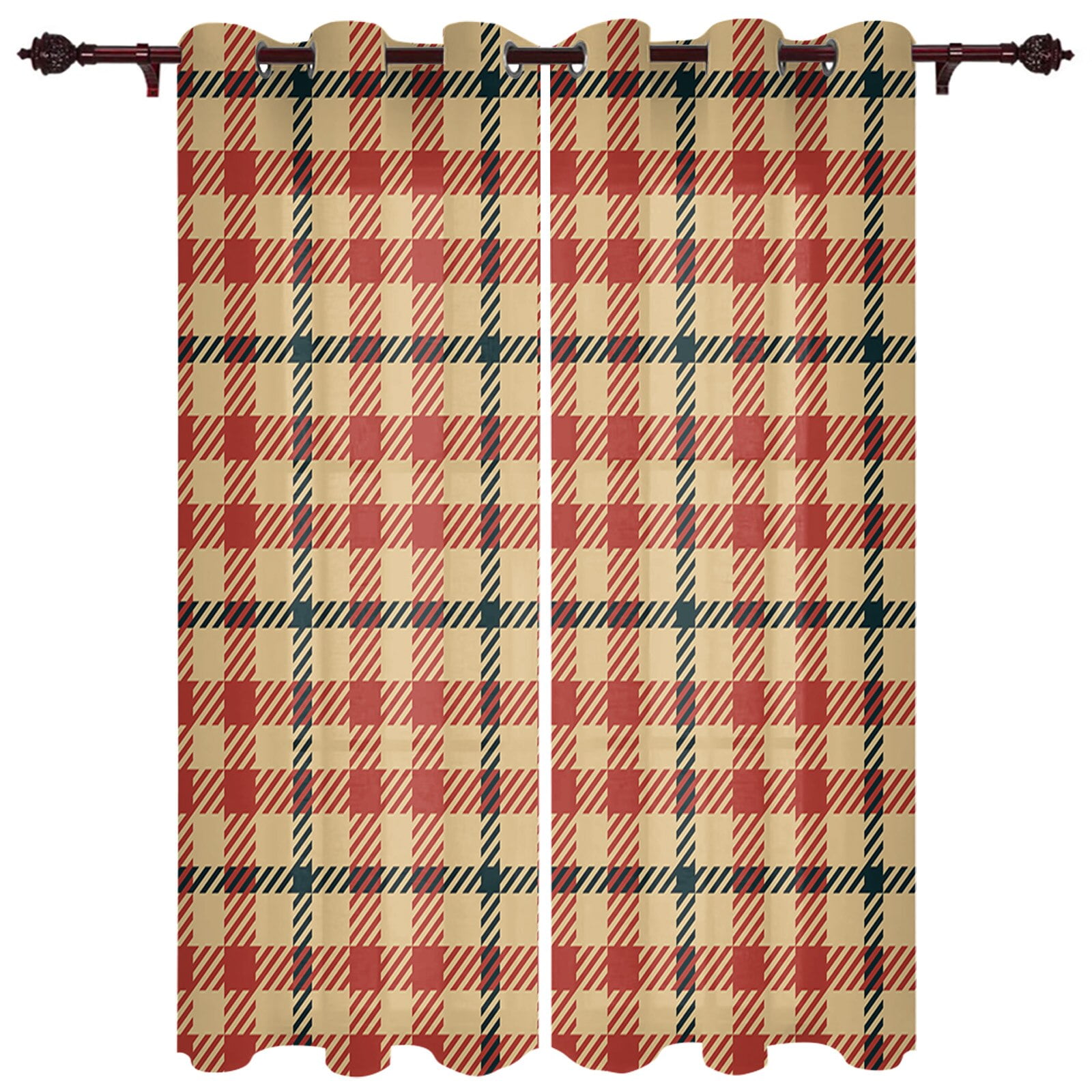 French Window Curtains European Royal Pattern Living Dining Room Kids ...