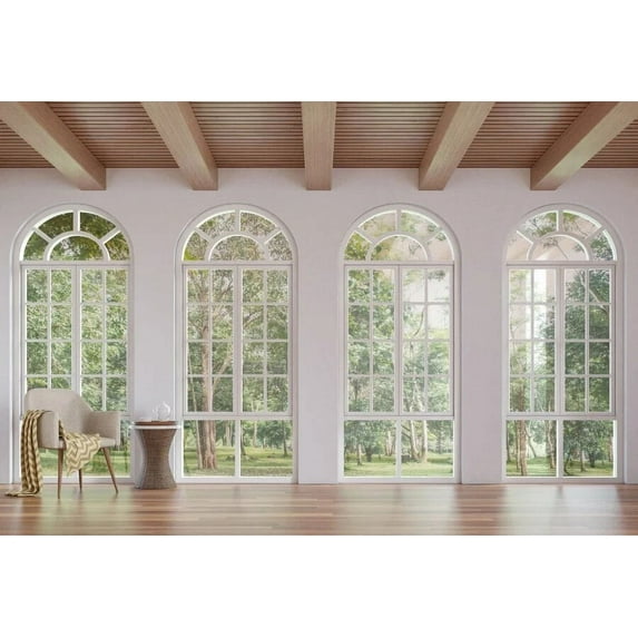 French Window White Room Interior Photography Background Baby Portrait ...