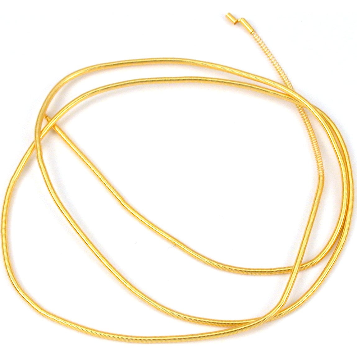 French Wire Gold Color Bullion Beading Bead Med 14 In - Walmart.com
