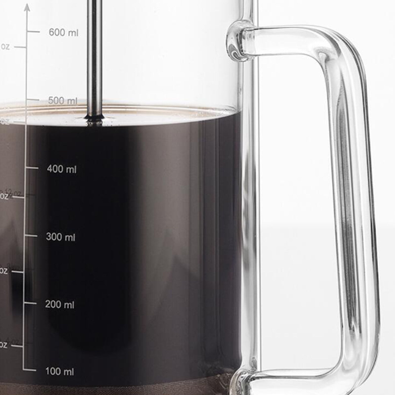 French press,Borosilicate Coffee Pot Coffee Maker Heat With Stainless ...