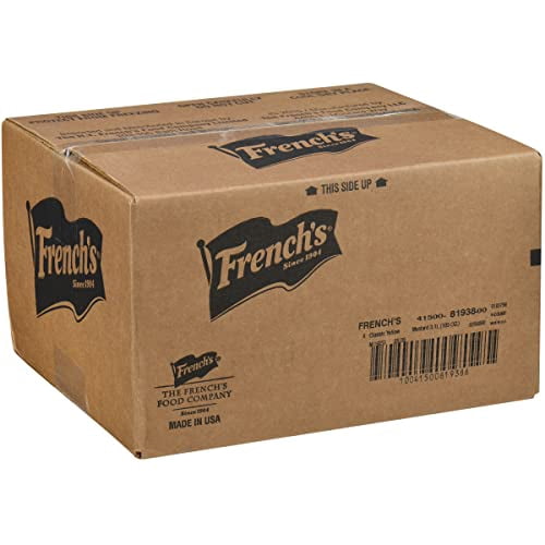 French's Classic Yellow Mustard, 105 oz (Pack of 4) - Four 105 Ounce ...