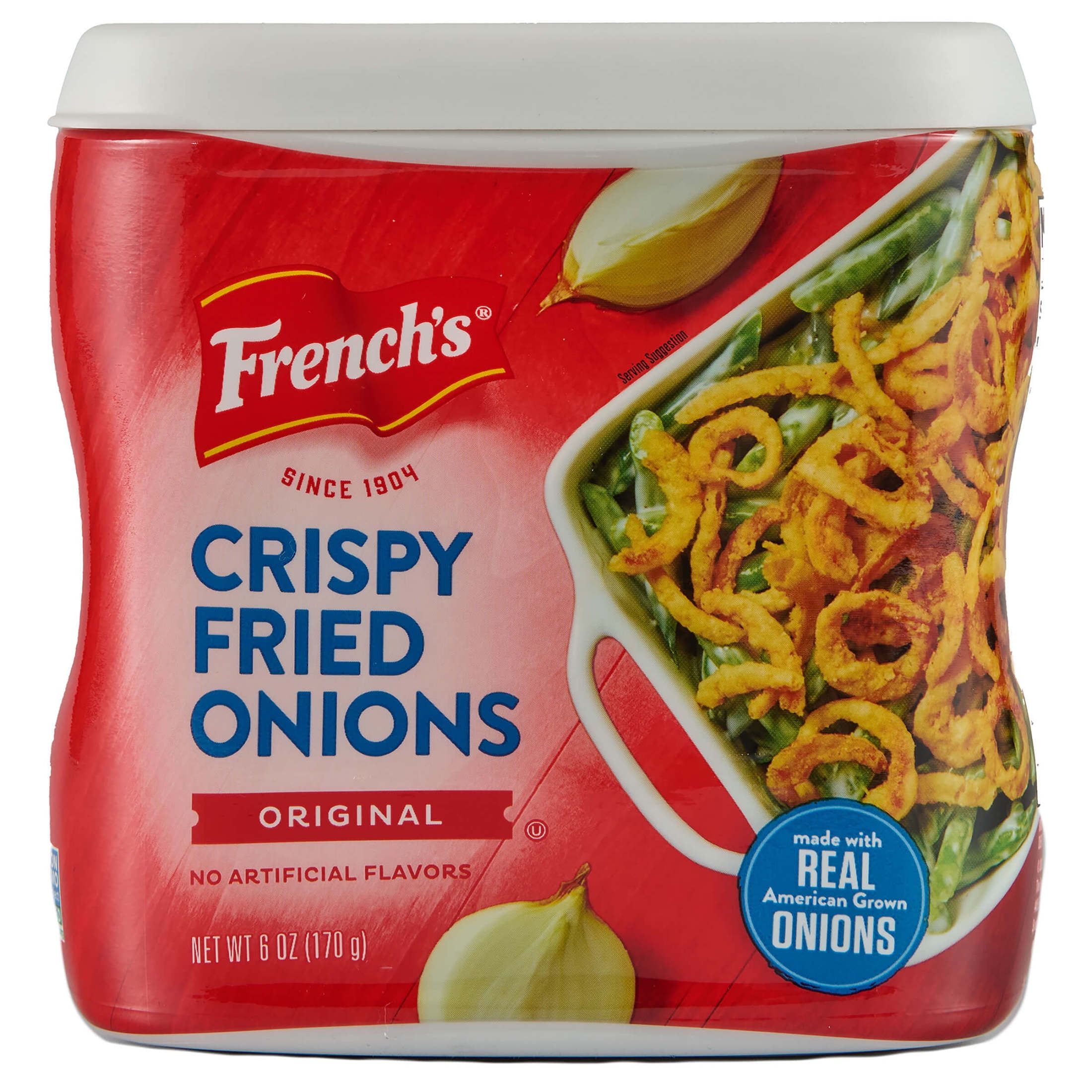 French's, Crispy Fried Onions, 6 oz Can, Kosher Original - Walmart.com