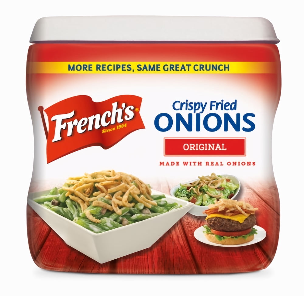 French's Original Crispy Fried Onions, Crispy Onion Topper, 6 OZ (Pack ...