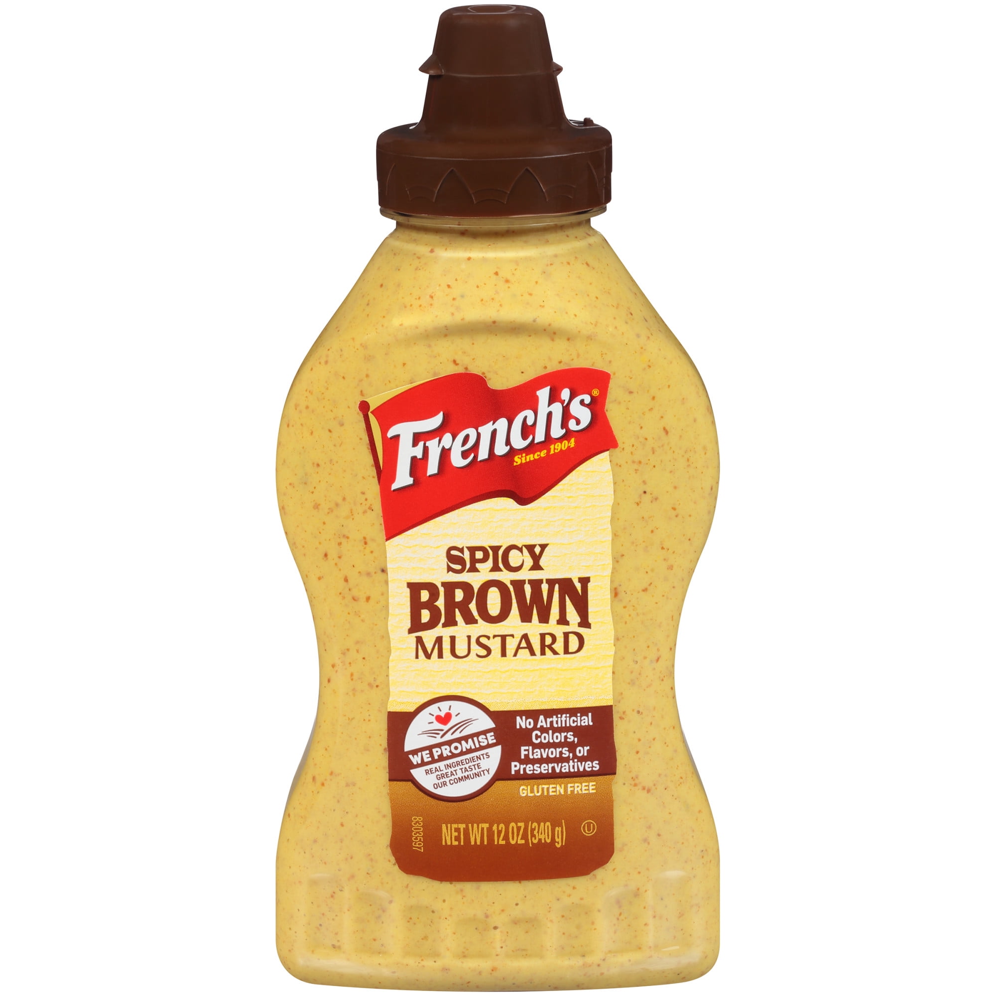 French's Spicy Brown Deli Mustard, Spicy Mustard (Pack of 18) - Walmart.com