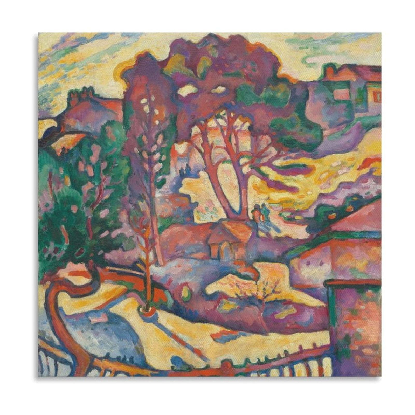 French still Life Painters Georges Braque Under The Tree Poster Posters ...