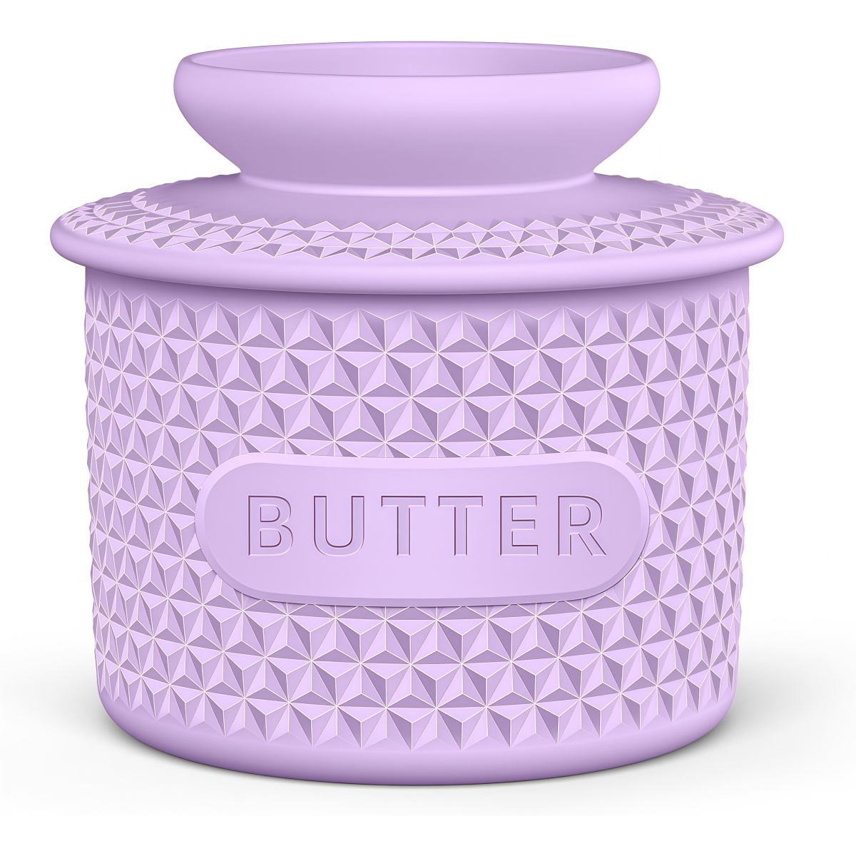 French-style silicone butter jar with lid – 6 oz butter storage ...