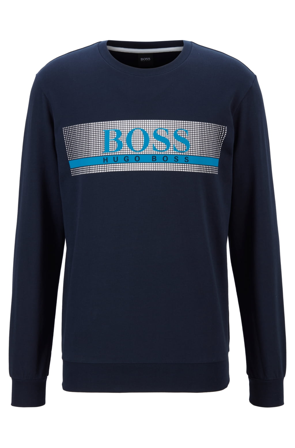 French-terry loungewear sweatshirt with heat-sealed logo - Walmart.com