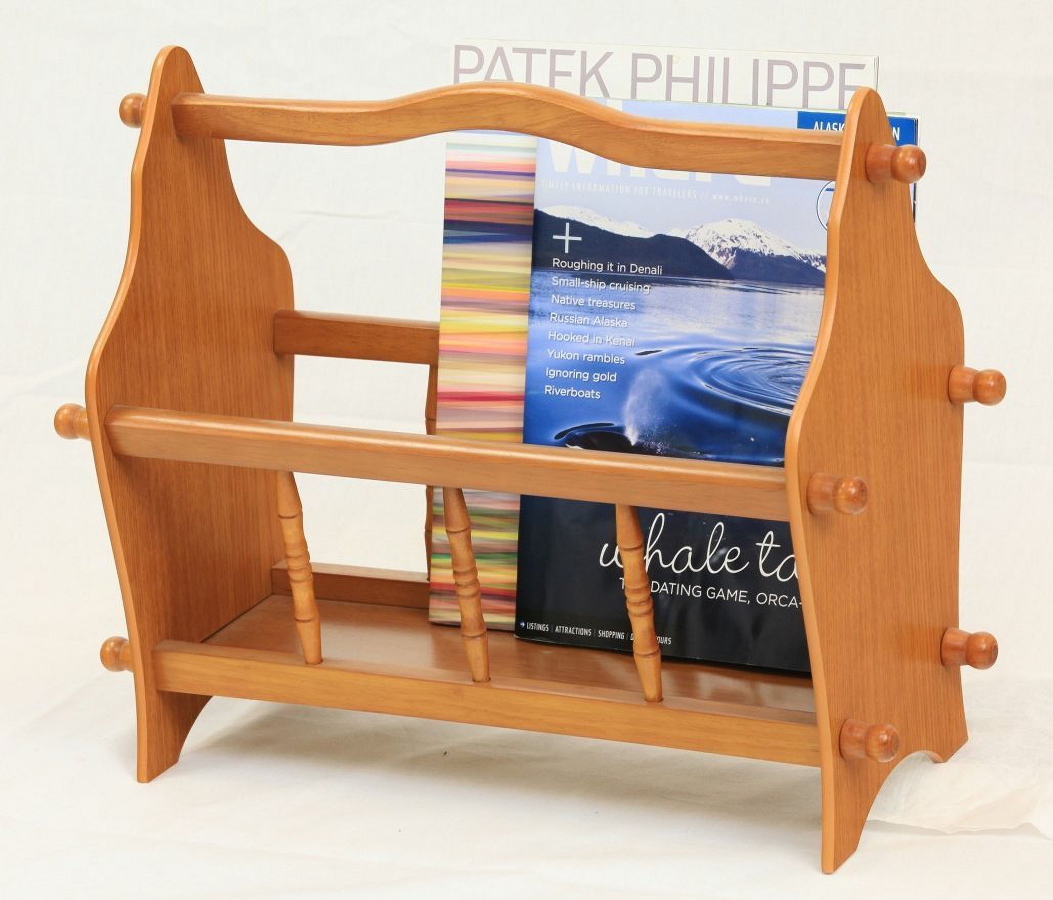 Frenchi Home Furnishing Magazine Rack, Oak Color - Walmart.com
