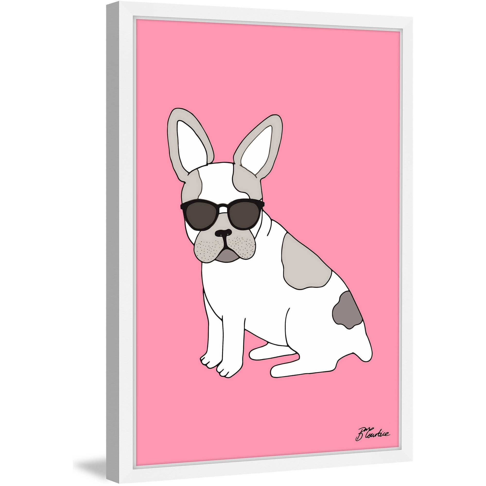 Frenchie Framed Painting Print - Walmart.com