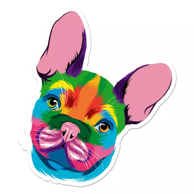 Frenchie French Bulldog Sticker Phone Decal Water Bottle Stickers Car ...