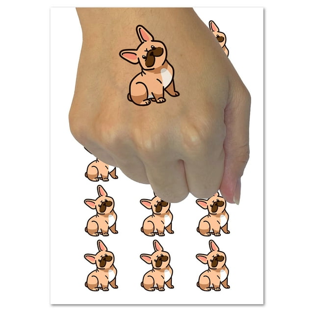 Frenchie Sitting Tilting Head French Bulldog Dog Water Resistant ...