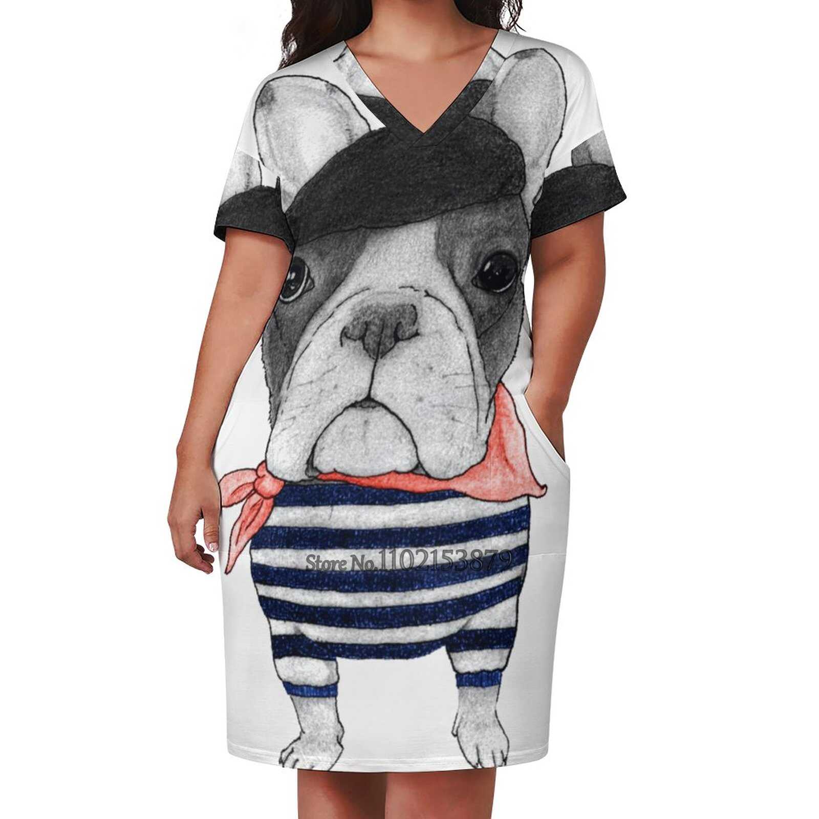 Frenchie With Arc De Triomphe Back Lacing Backless Dress Square Neck ...