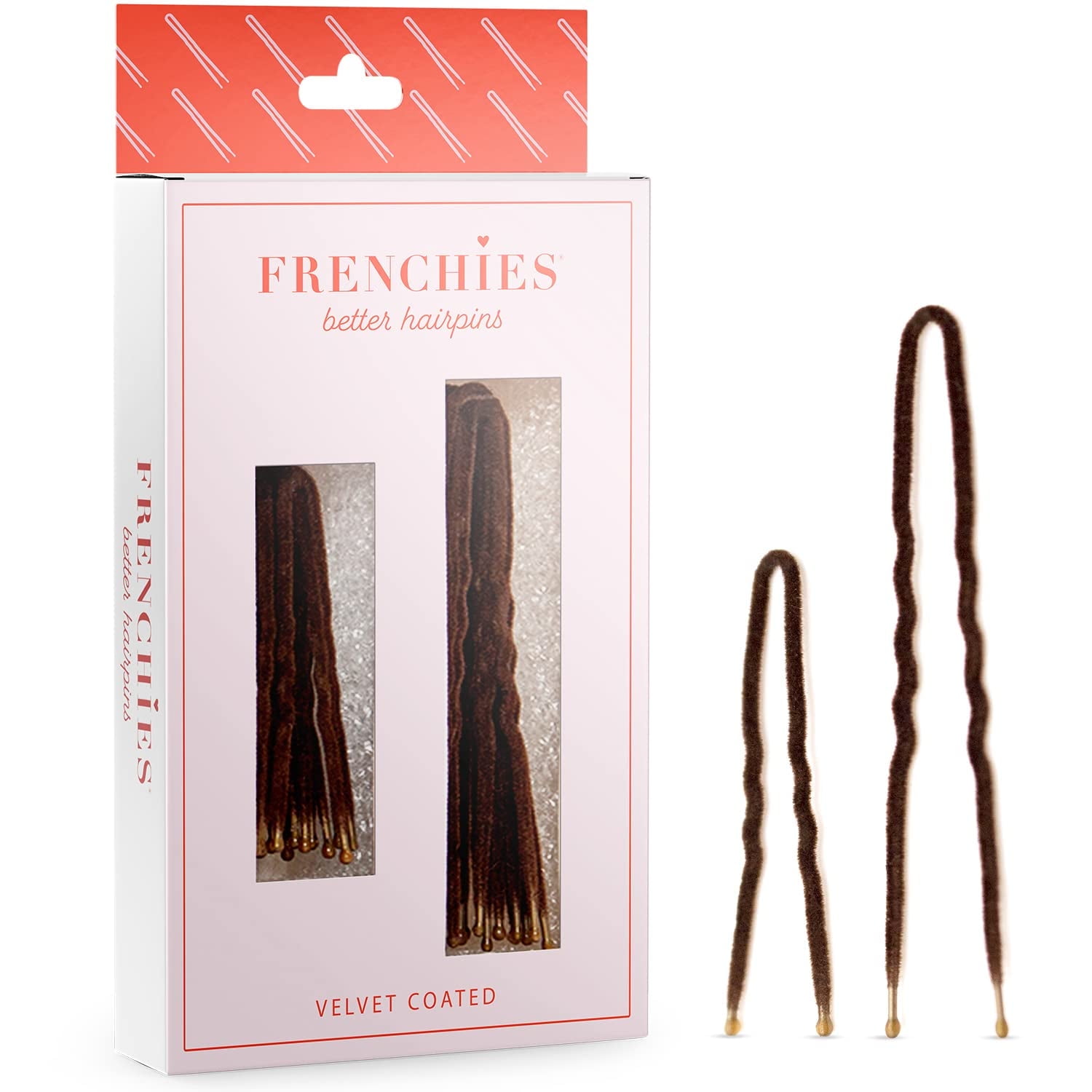 Frenchies Ultra Flocked Soft French Twist Velvet Coated Non-Slip Hair ...