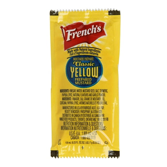 Individual Mustard Packets