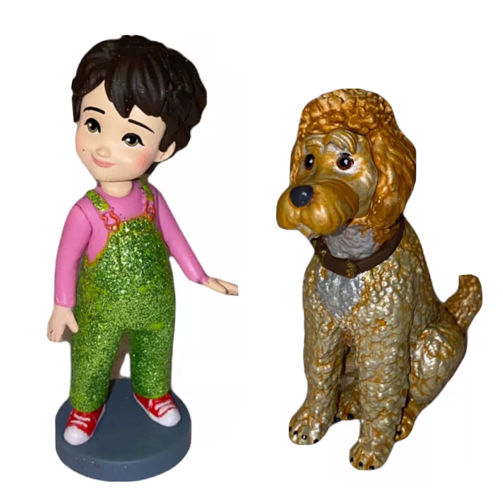 Frenchy Puppy & Jojo Jo Clancy Pvc Cake Topper Figure Figurine 3” Fancy ...