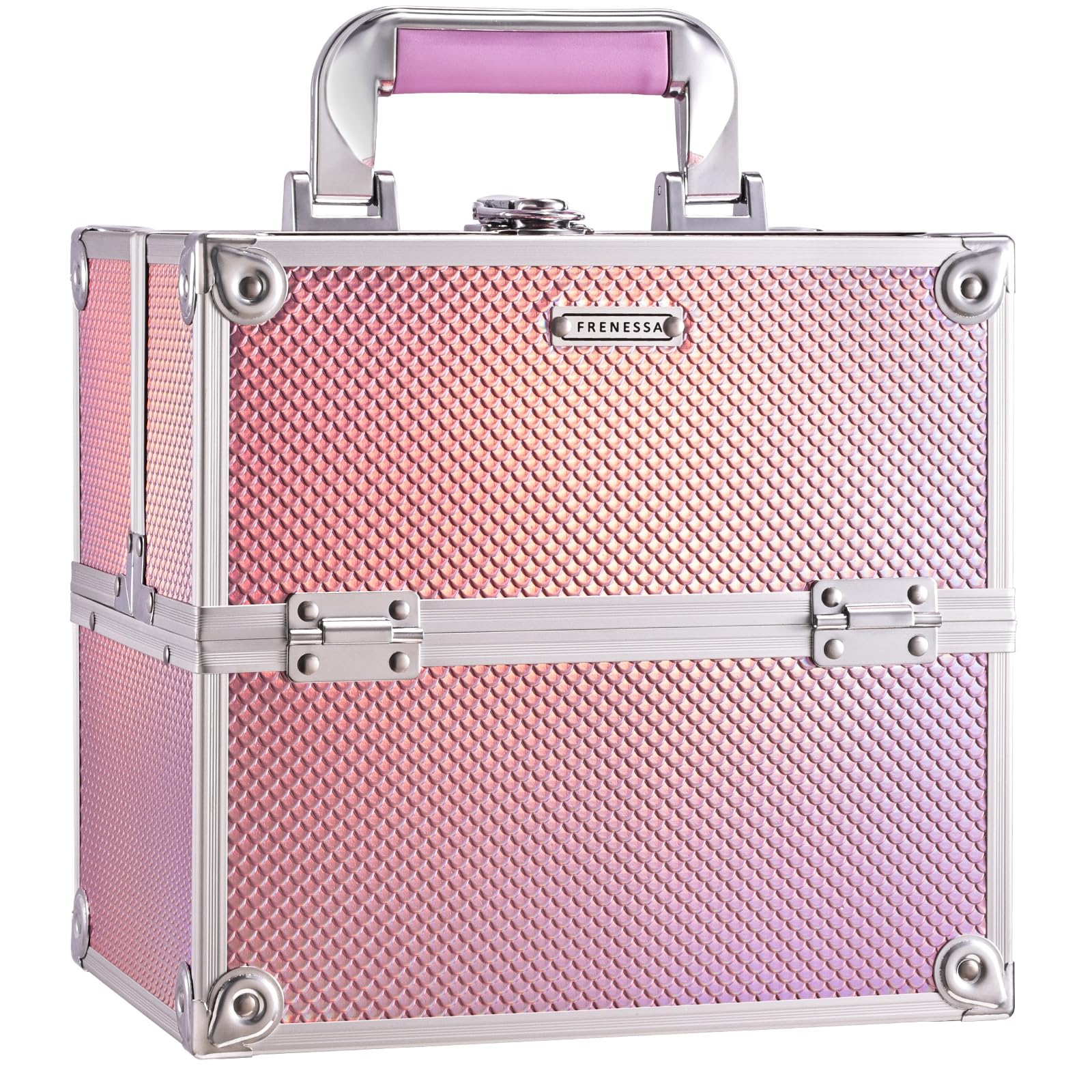 Frenessa Makeup Case Makeup DHF10 Box Cosmetic Organizer Case Portable ...
