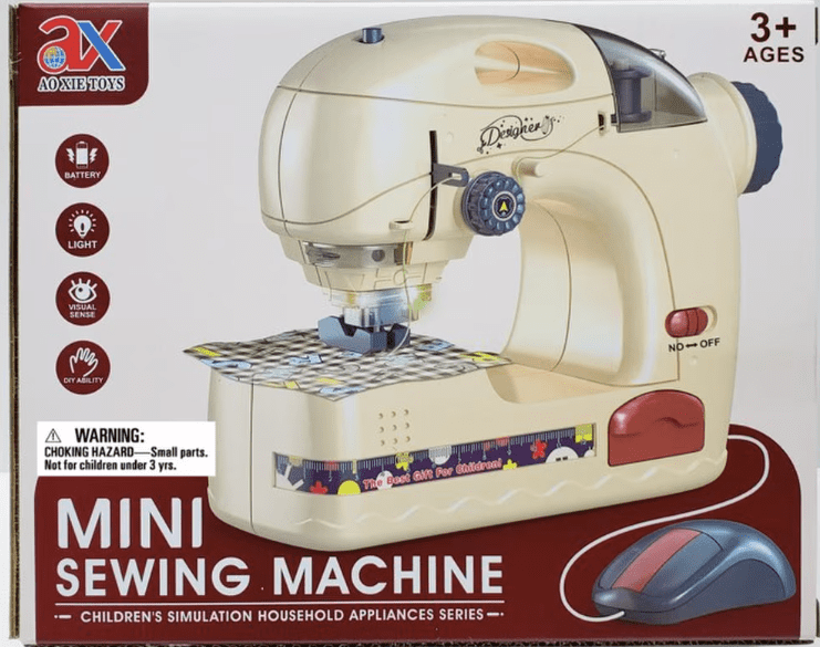 Frenzy Portable Sewing Machine with Built-in LED Light – Compact & Easy ...