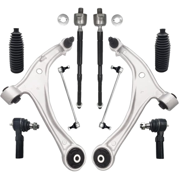 Frenzybro 10 PCs Suspension Front Lower LH & RH Control Arm With Ball ...