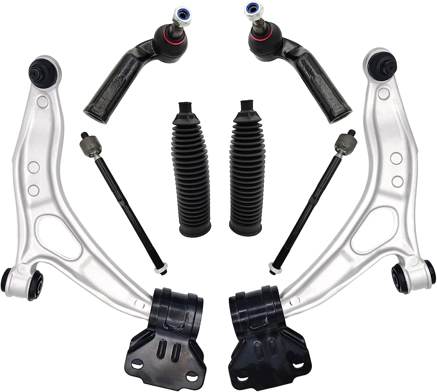 Frenzybro Front Lower Left Right Control Arms Ball Joint Tie Rod ...