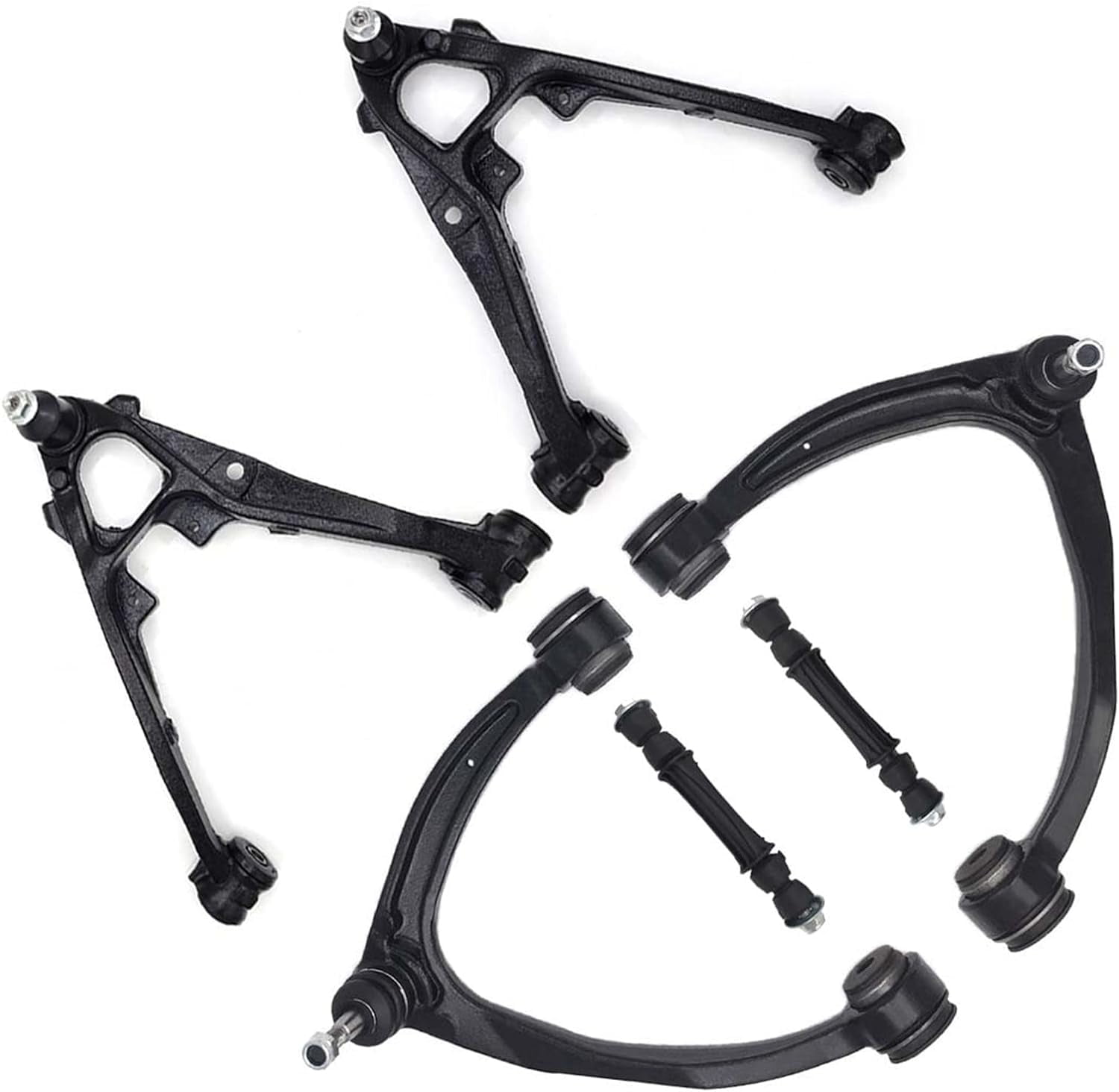 Frenzybro Front Upper Lower Control Arm Suspension Kit With Sway Bar ...