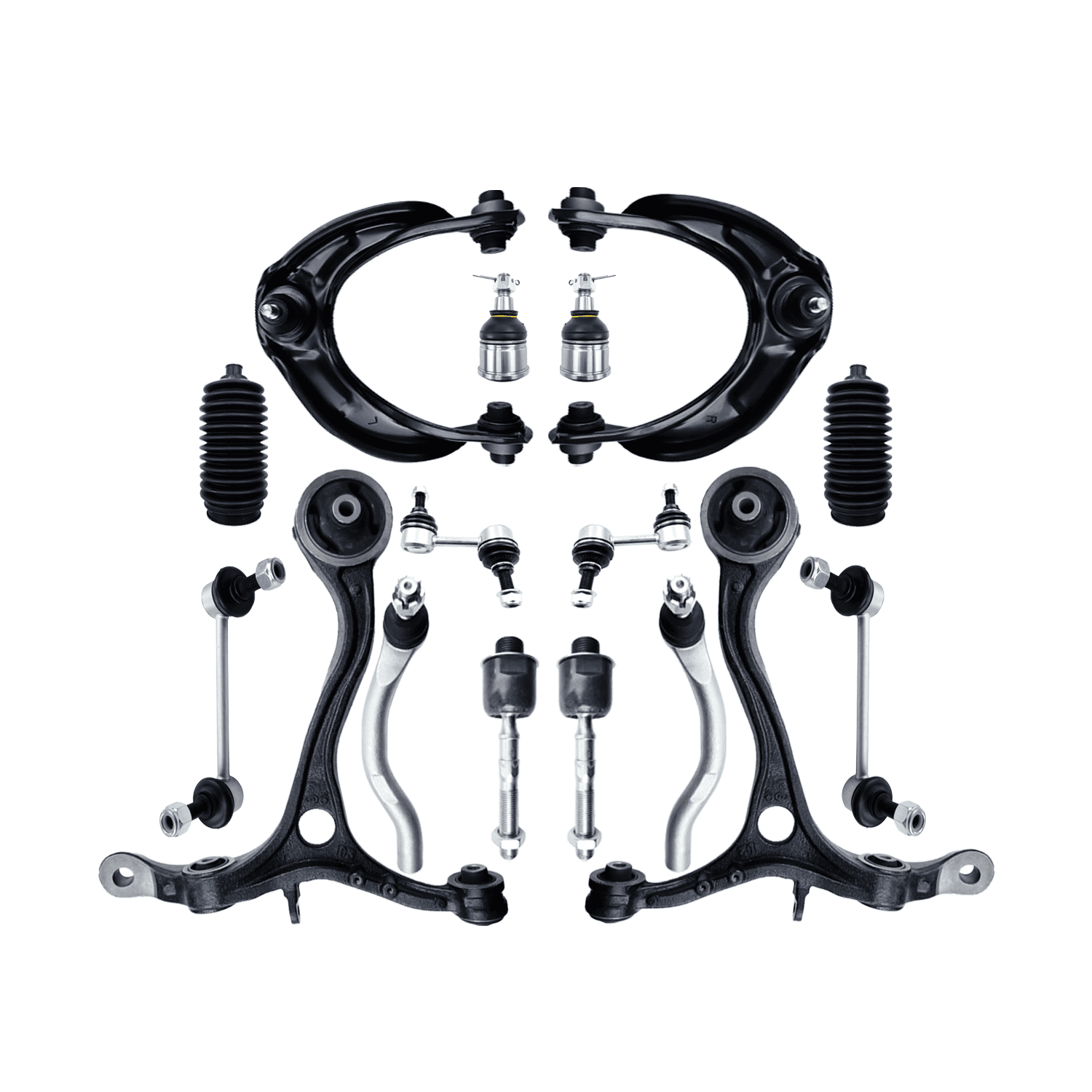 Frenzybro Suspension Kit, Replacement For Front Upper Lower Control Arm with Ball Joints Outer ...