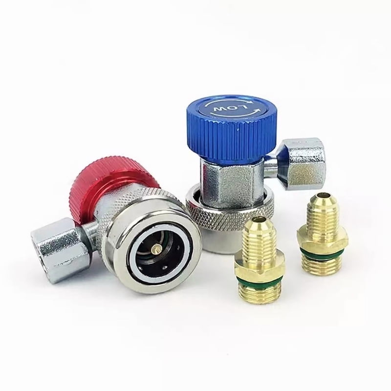 Freon R134A H/L Auto Car Quick Coupler Connector Brass Adapters Air ...