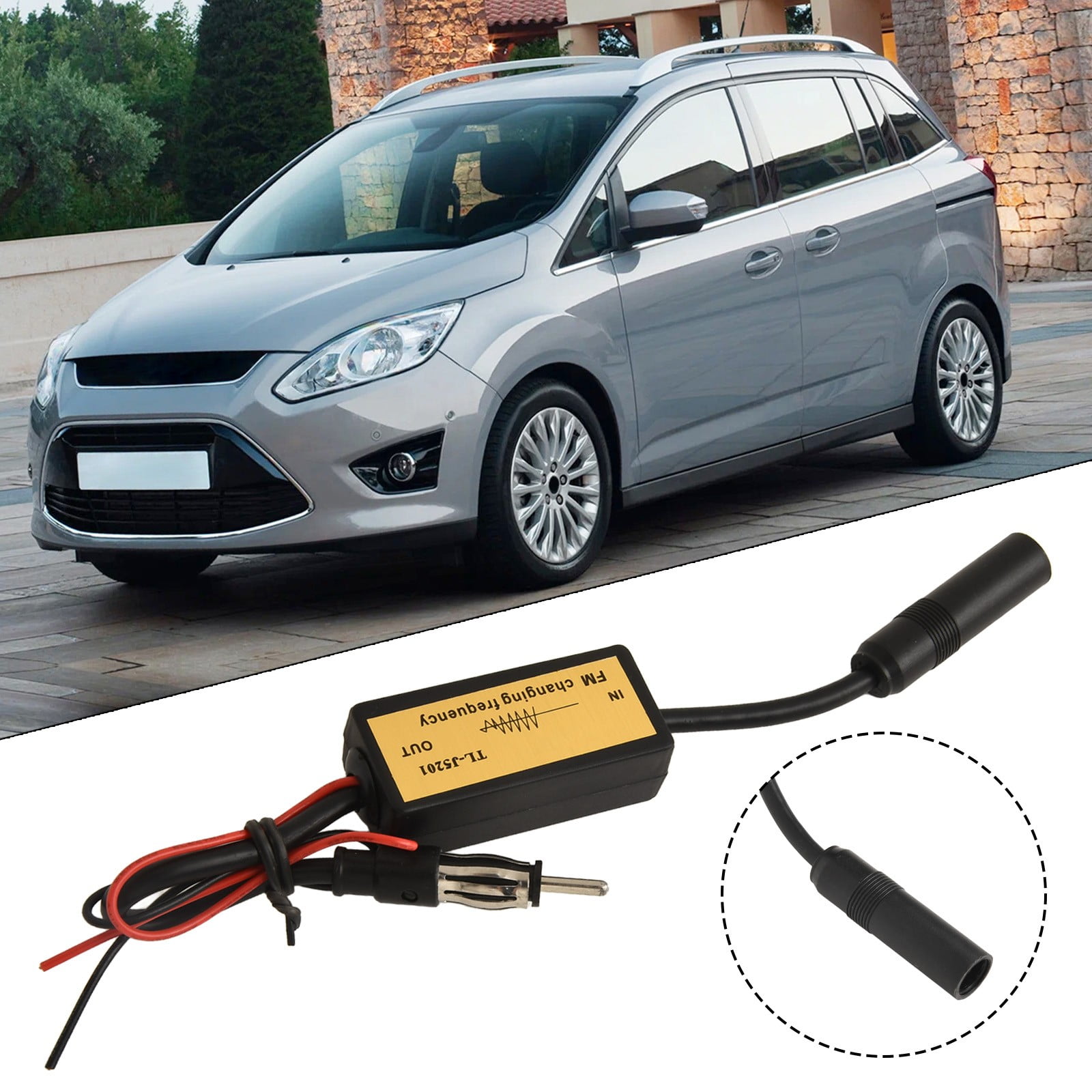 Frequency Converter Antenna Radio Fm Band Expander Fit For Japanese Car ...