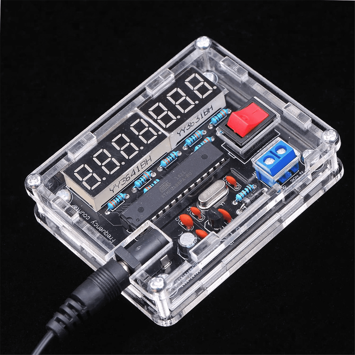 Frequency Meter,10MHz Frequency Meter DIY Kit Frequency Counter AVR ...