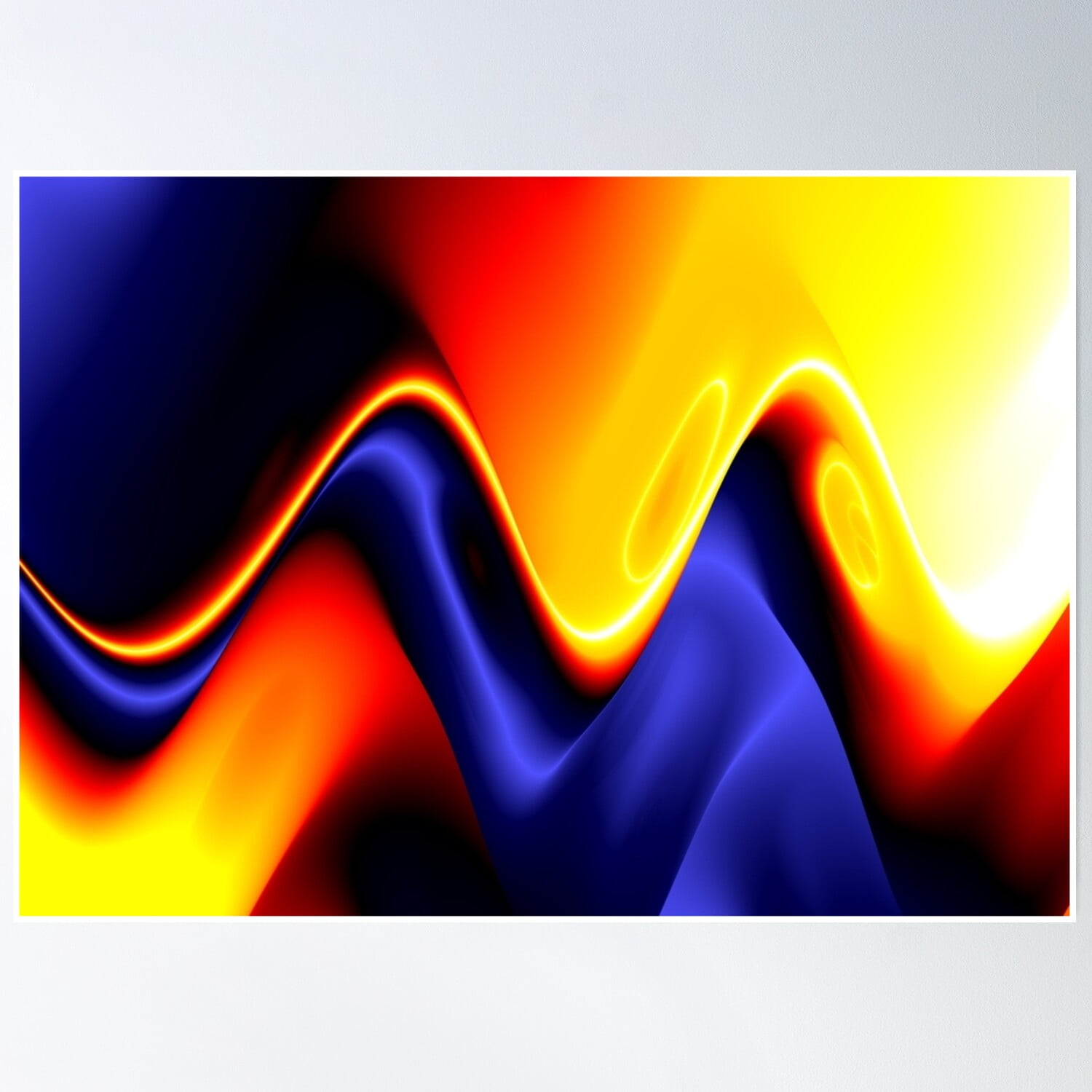 Frequency Poster Wall Art, Modern Wall Decor, 24x36 UNFRAMED - Walmart.com