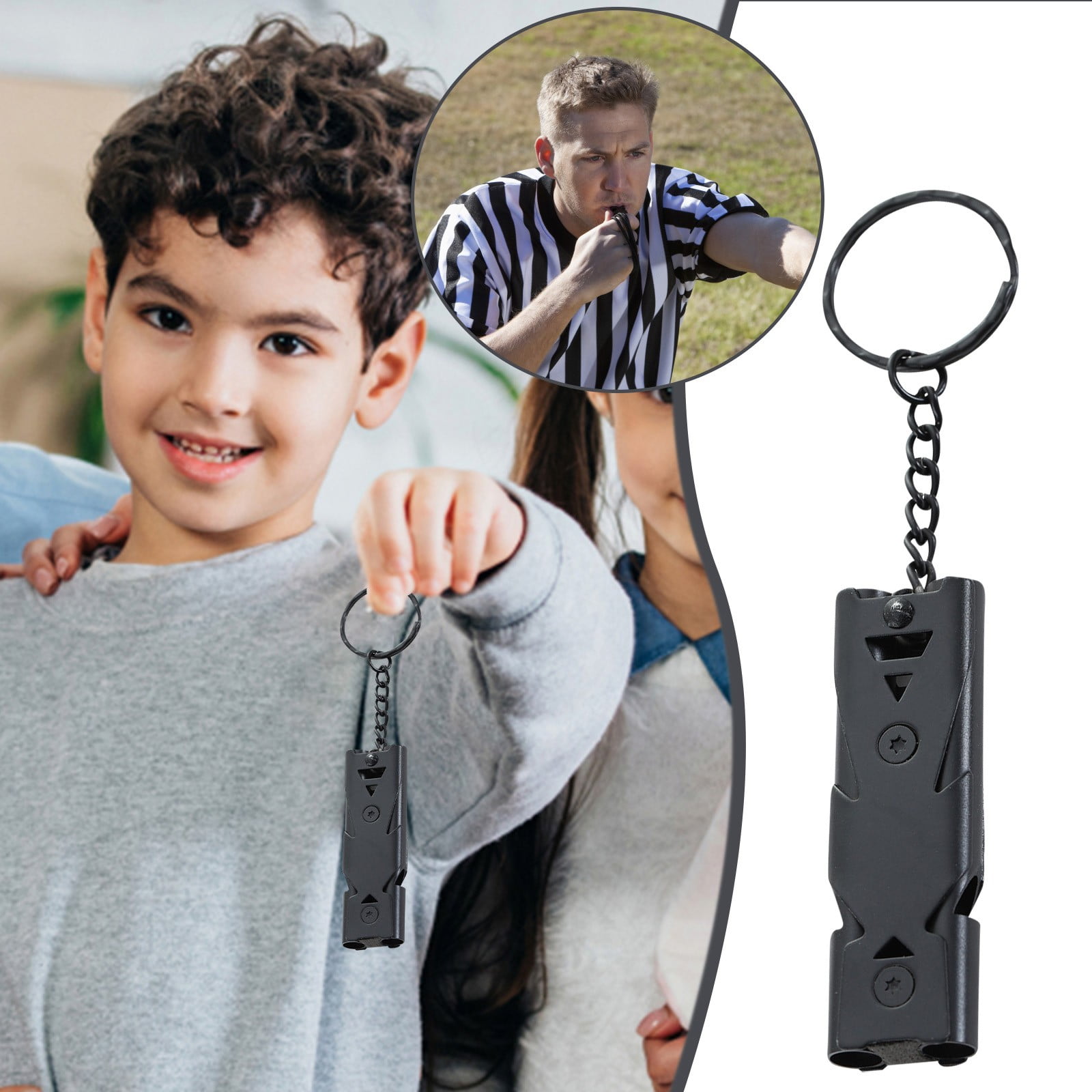 Aluminum Alloy Whistle for Emergency Signaling and Outdoor - Walmart.com