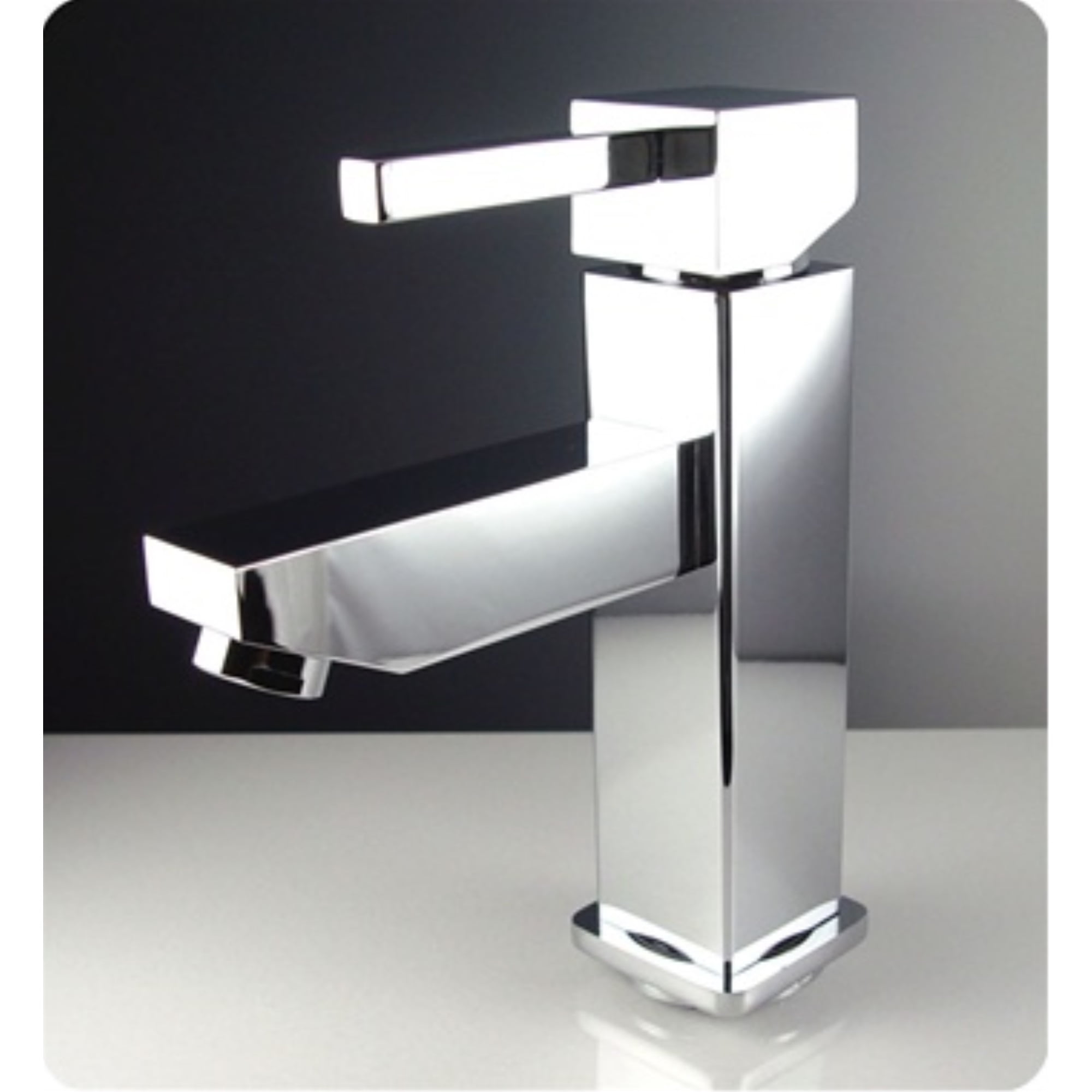 Fresca Bevera Single Hole Mount Bathroom Vanity Faucet - Chrome ...