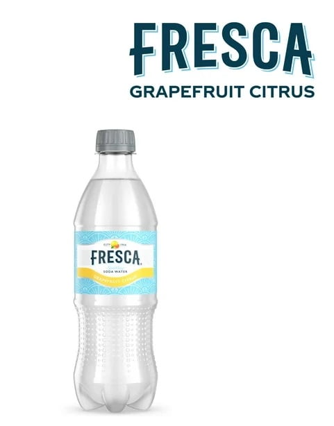 Fresca Grapefruit Citrus Sparkling Soda Water Bottles, 16.9 fl oz ...