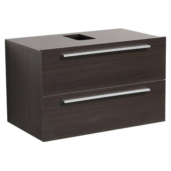 Fresca Medio Gray Oak Modern Bathroom Cabinet - Walmart.com