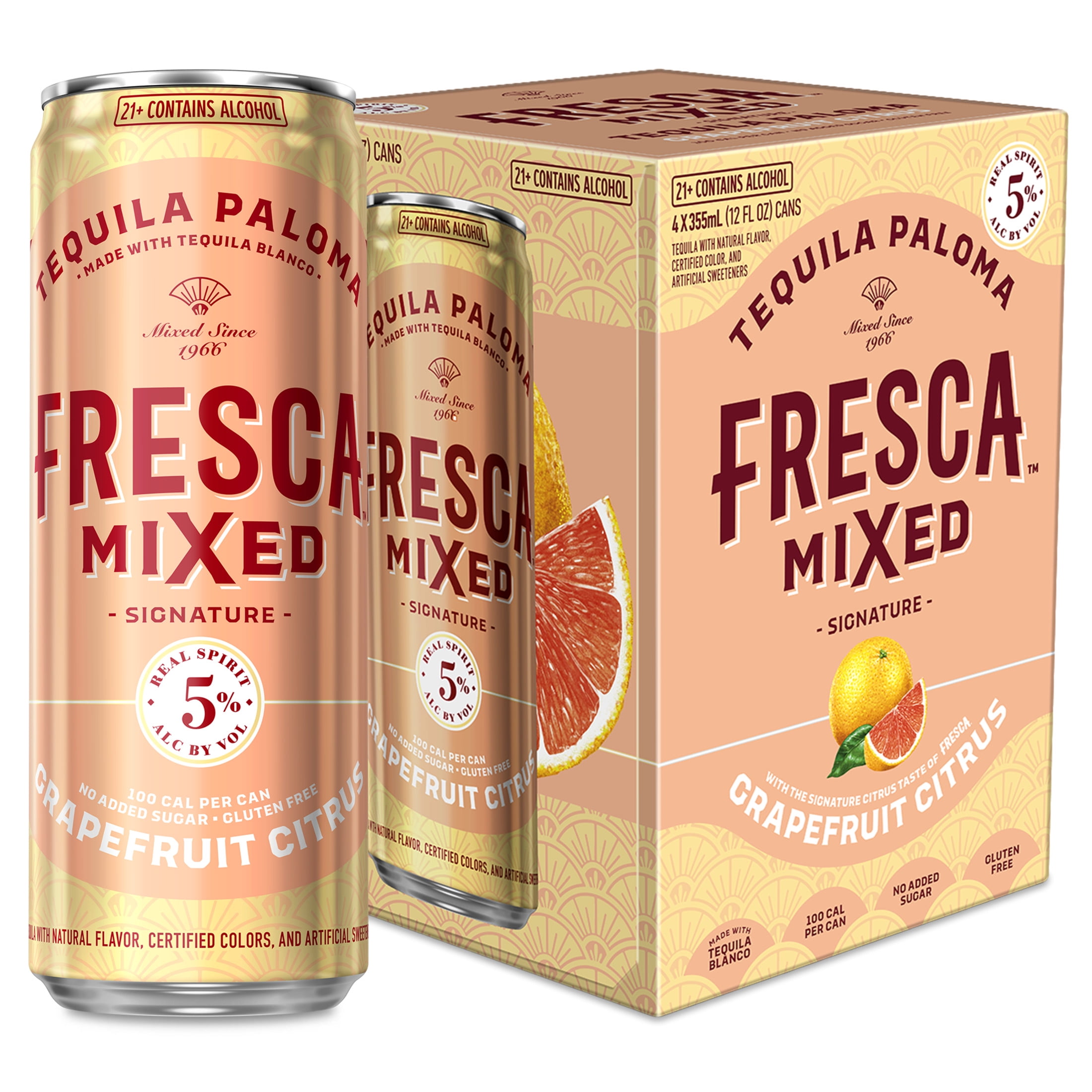 Fresca™ Mixed Tequila Paloma Canned Cocktails, 4 pack 12 fl. oz. Cans ...