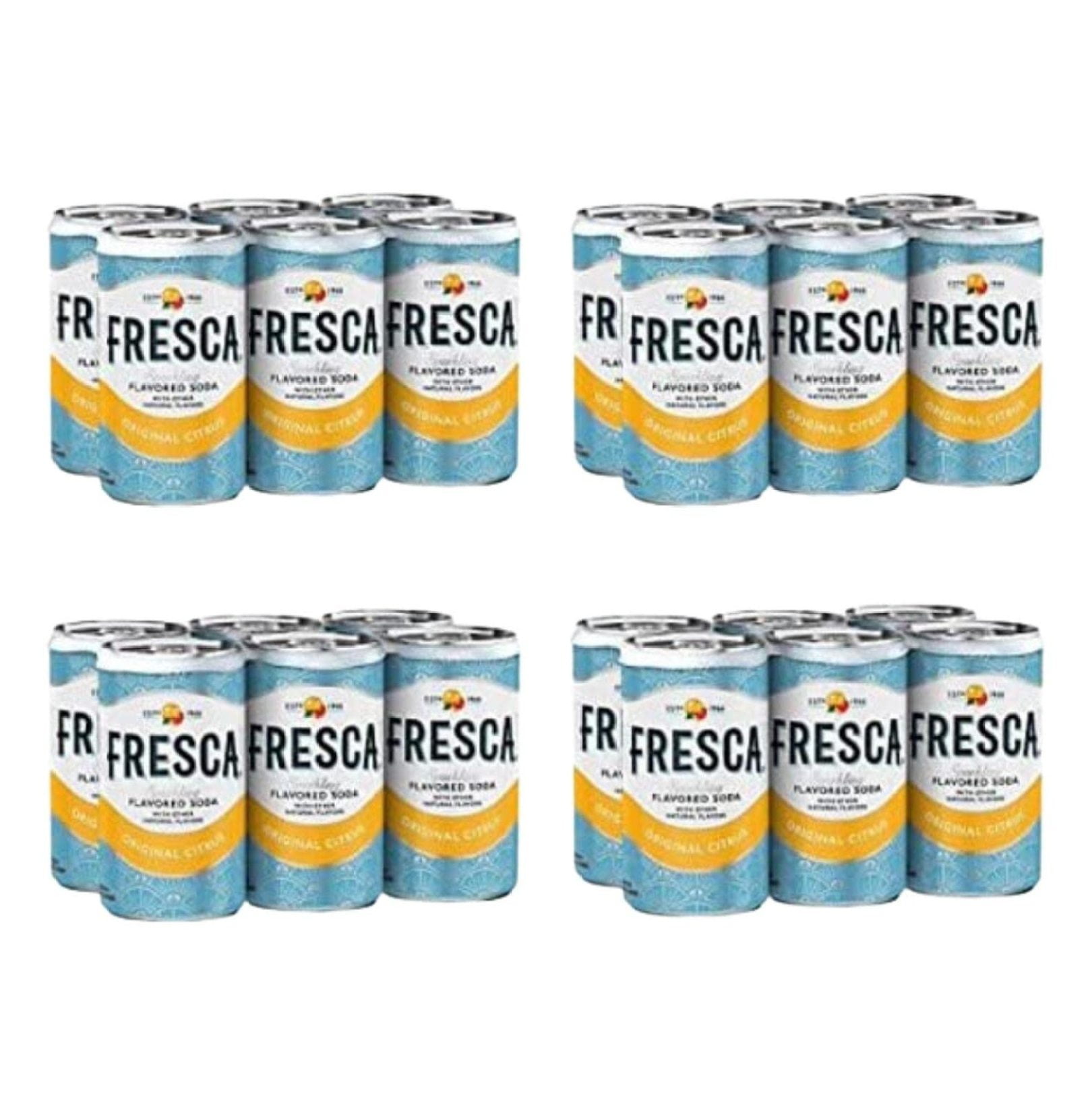 Fresca Original Grapefruit Citrus Soda Bundled by ZanQee (Original Grapefruit Citrus, 24 Pack 7. ...