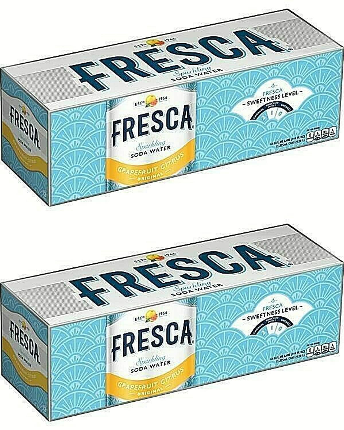 Fresca Pop Drinks Soda, 12 Fl Oz Cans, 24 Count (2 Packs) - Walmart.com