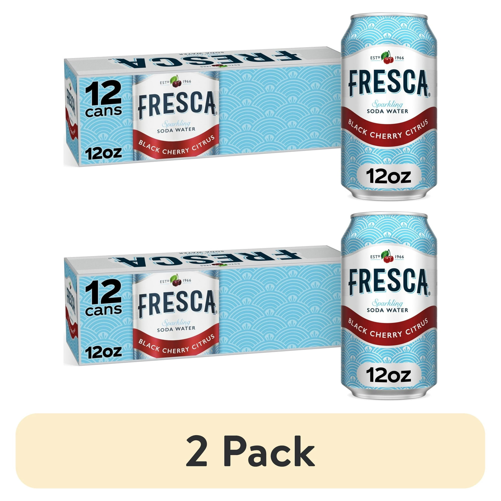 Fresca Zero Calorie Black Cherry Soda Pop, 12 fl oz Cans, 12 Pack (Pack ...