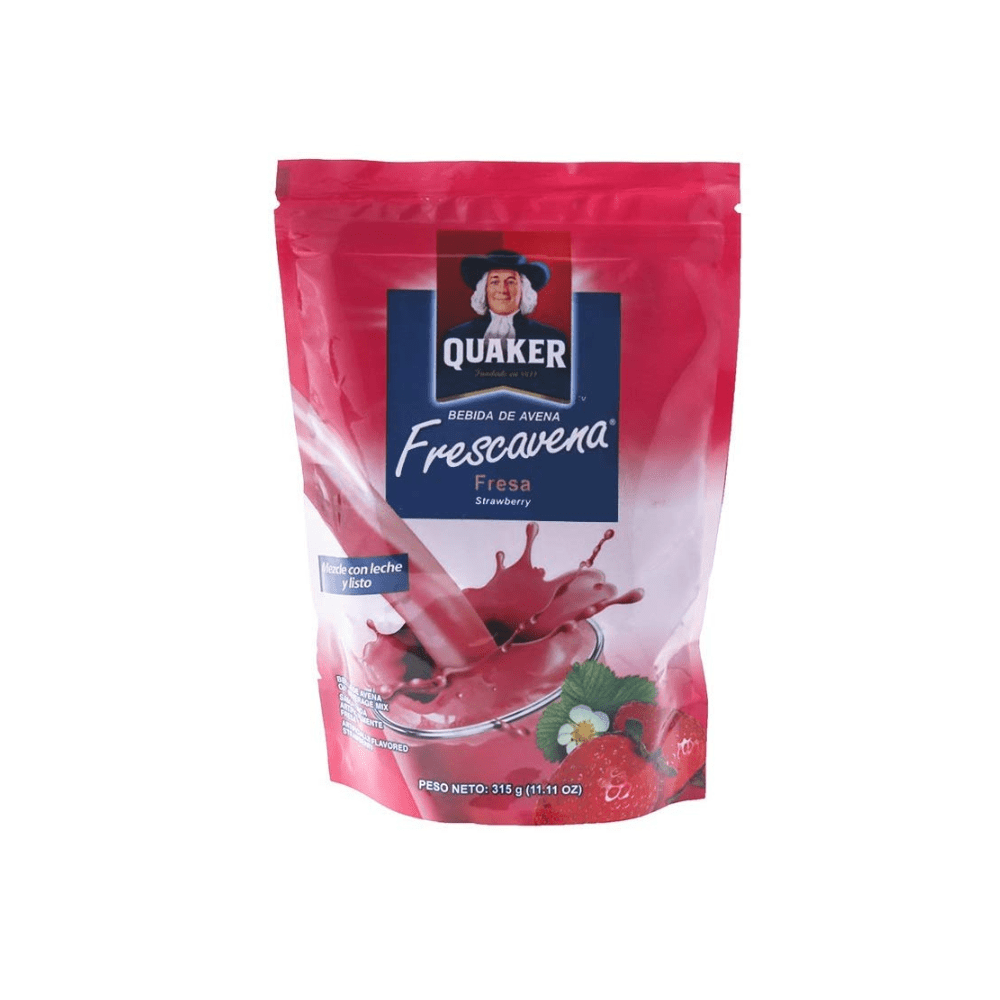 Frescavena Fresa 315 gr 1 Pack | Oatmeal Mix Strawberry Flavor 11.1 oz ...