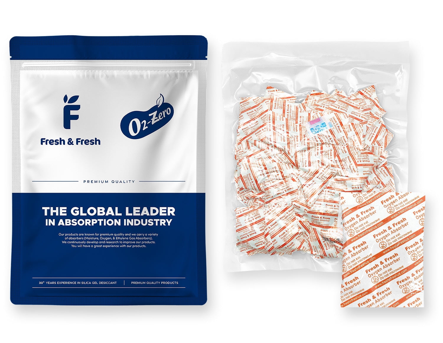 Fresh & Fresh (150 Packet) 100cc Premium Oxygen Absorbers Packets for ...