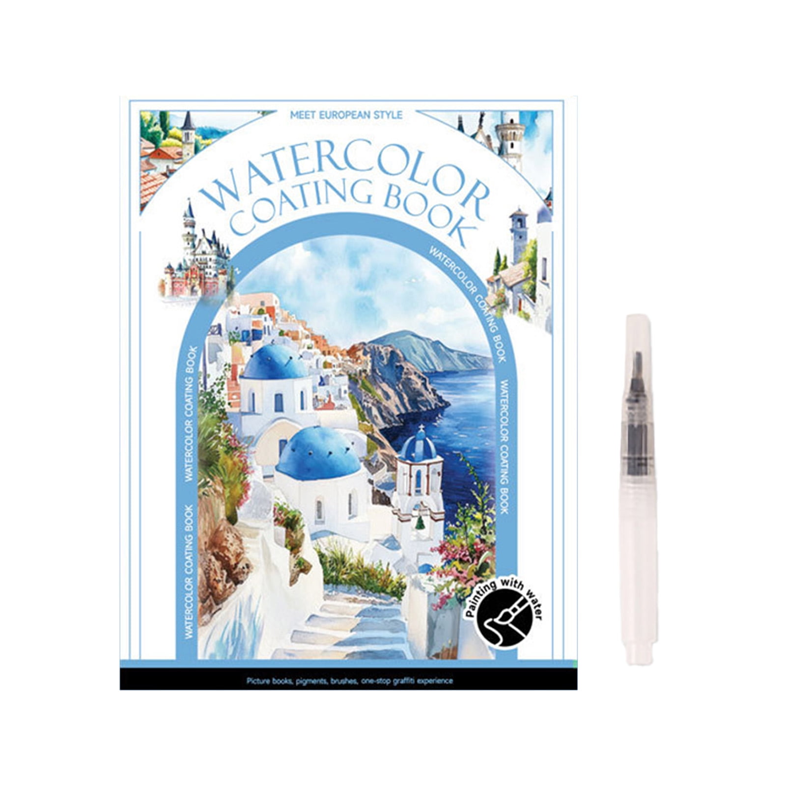 Fresh 2026 Breathly Creative Stress Relief Watercolor Kit DIY 3-Fold ...