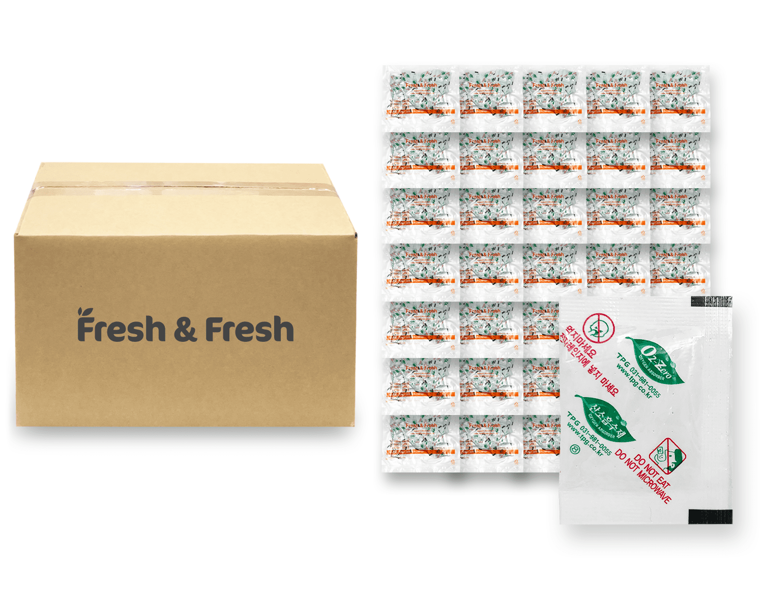 Fresh & Fresh (3800 Packet) 100cc Premium Oxygen Absorbers Packets for ...