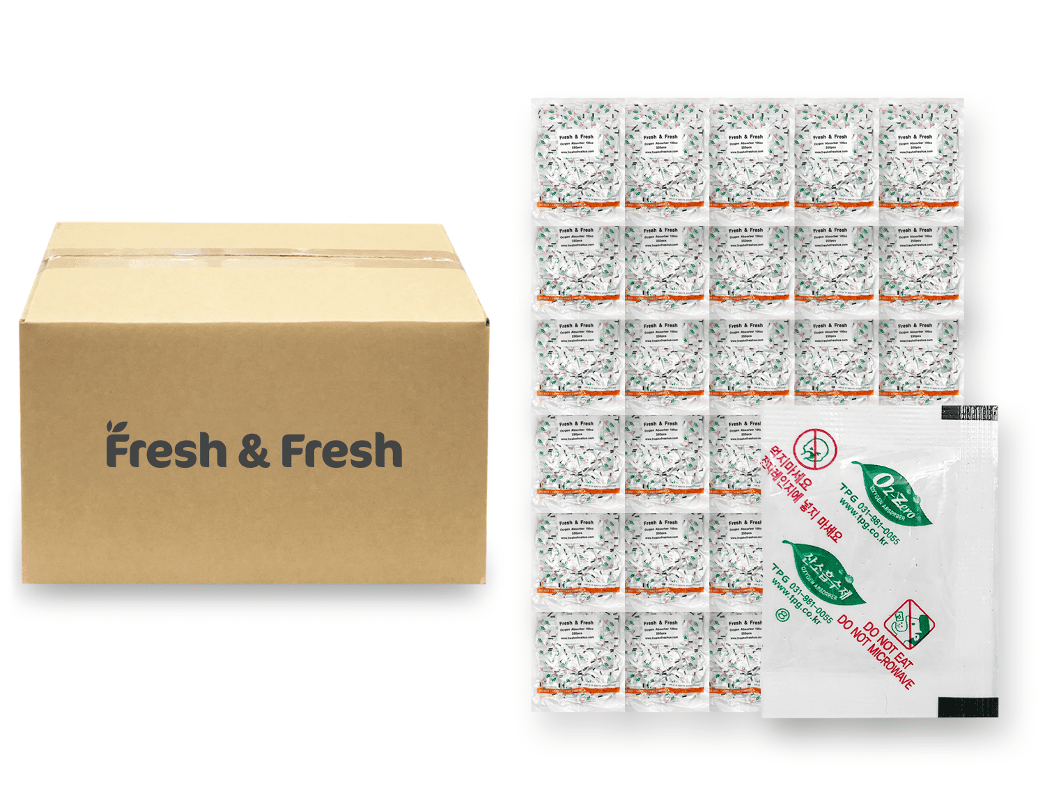 Fresh & Fresh (6000 Packet) 100cc Premium Oxygen Absorbers Packets for ...