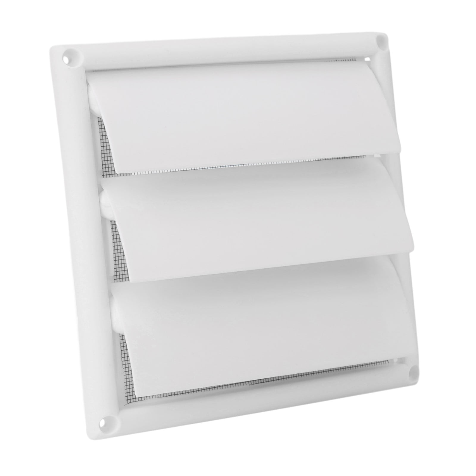 Fresh Air System 6 Inches White Plastic Air Outlet Single-Layer Return ...