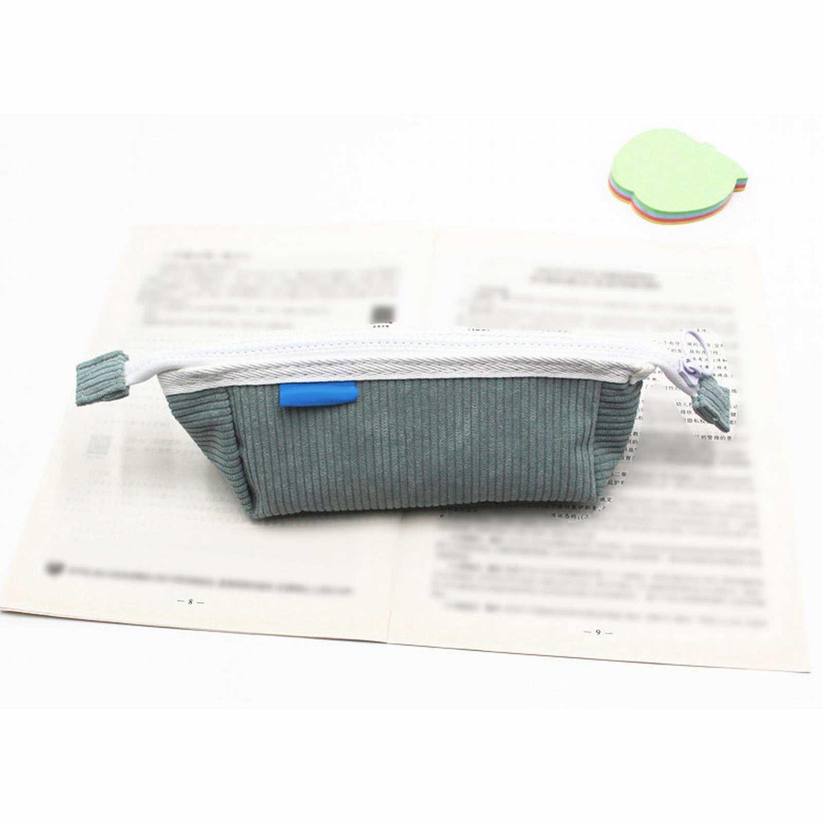 Fresh And Simple Dreamship Corduroy Pencil Bag Students High Appearance ...