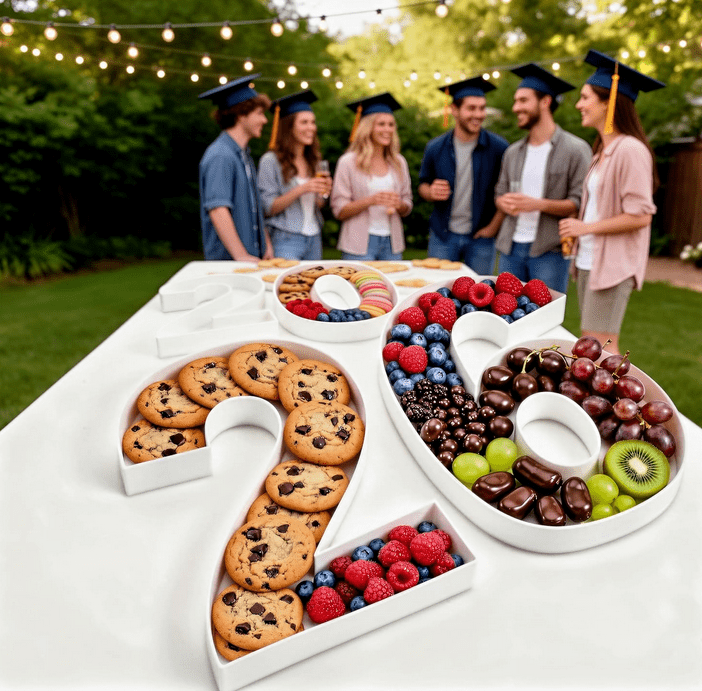 Fresh Arrival! 10" Reusable Plastic Box Form Tray Display for Treats ...